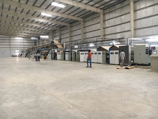 WJ-150-2200-5 ply Corrugated cardboard  production line (Steam Heating)