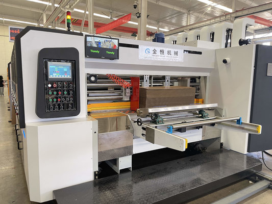 FFG Inline Corrugated Carton Printer Slotter Rotary Die Cutter Folder Gluer Box Printing Slotting Bundle Machine