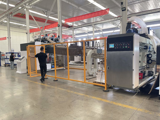 FFG Inline Corrugated Carton Printer Slotter Rotary Die Cutter Folder Gluer Box Printing Slotting Bundle Machine