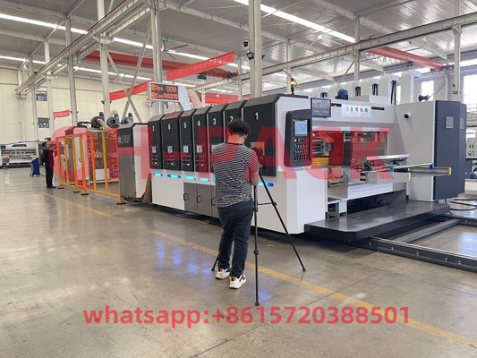 FFG Inline Corrugated Carton Printer Slotter Rotary Die Cutter Folder Gluer Box Printing Slotting Bundle Machine