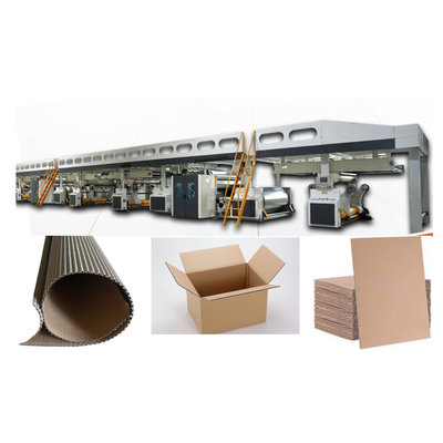 2 3 5 7 Plys Corrugated Cardboard Production Line Carton Box Paperboard Making Machine
