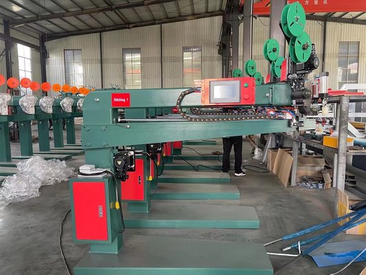 Qiansheng Corrugated Carton Box Double Servo Stitching Machine