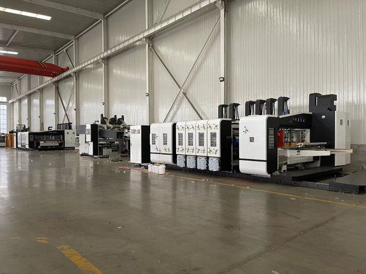 QSFFG200-1228 Flexo 5 Colors Printer Slotter Rotary die cutter Folder Gluer Bundle Machine