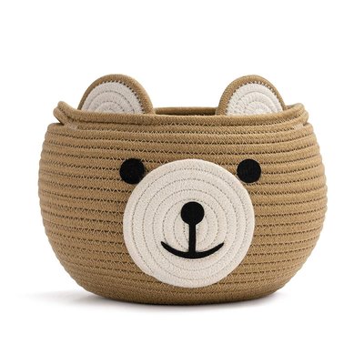 factory price wowen cotton diaper caddy with animal design diaper caddy top seller