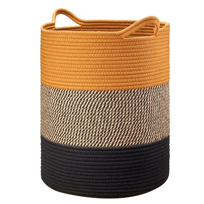 Large woven storage baskets for organizing /Blanket Storage Basket /woven basket