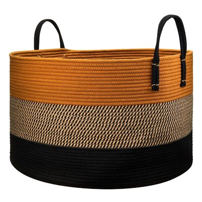 Large woven storage baskets for organizing /Blanket Storage Basket /woven basket
