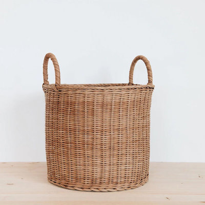 High quality Eco-friendly Handmade Natural Woven Rattan Basket,Large woven storage baskets