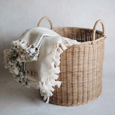 High quality Eco-friendly Handmade Natural Woven Rattan Basket,Large woven storage baskets