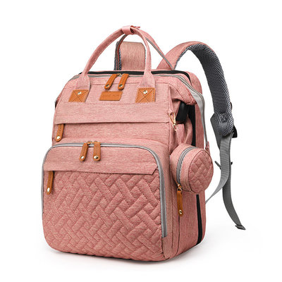 Large Capacity Diaper Bag Backpack, Multifunction Diaper Bag Backpack With Changing Station, USB Charging Port & Foldabl