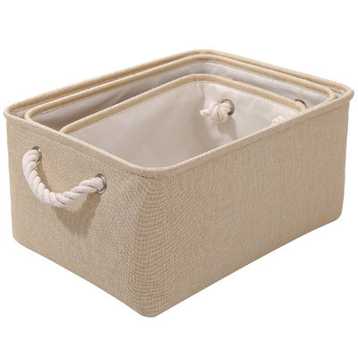 Foldable storages,cubes Collapsible Fabric Storage Organizer with Handles,open home storage bins