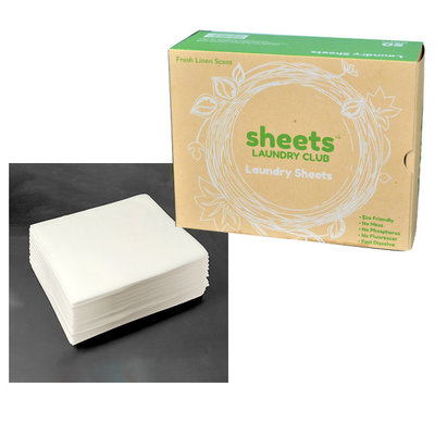 2024 new trend products Laundry Detergent Sheets Travel Pack,Fresh-Scented,no plastic(60 loads) 30 sheets