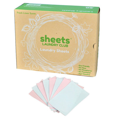 2024 new trend products Laundry Detergent Sheets Travel Pack,Fresh-Scented,no plastic(60 loads) 30 sheets