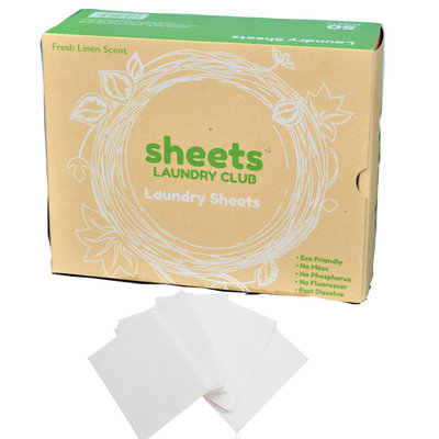 2024 new trend products Laundry Detergent Sheets Travel Pack,Fresh-Scented,no plastic(60 loads) 30 sheets