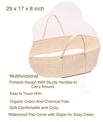 2024 new Amazon hot sale baby products - Baby Moses Changing Pad For Dresser- Moses basket for babies