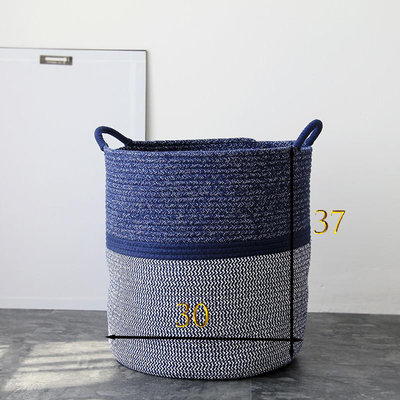 Easy carrying home laundry baskets,collapsible basket, cotton rope baskets,nursery laundry baskets,storage baskets
