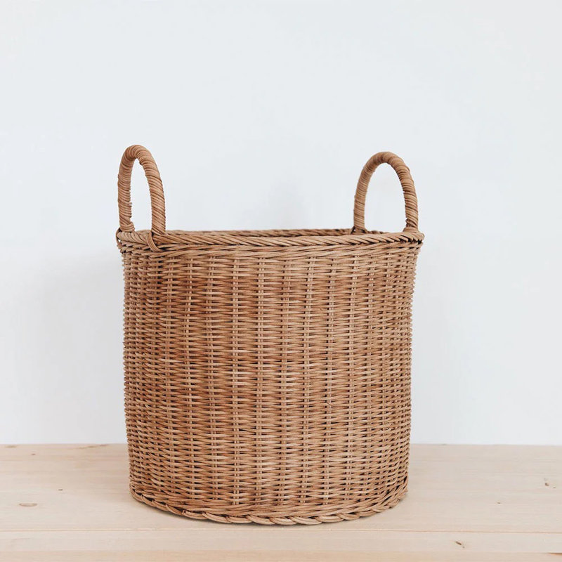 High quality Eco-friendly Handmade Natural Woven Rattan Basket,Large woven storage baskets