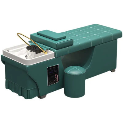 Thai style lay down electric spa hair treatment shampoo massage unit bed hair salon in stock