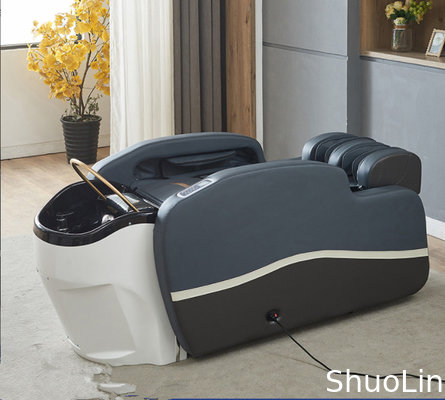 Hot Saling Electric Massage Shampoo Chair Bed Hair Salon Backwash Unit Salon Sink Shampoo Chairs In Stock