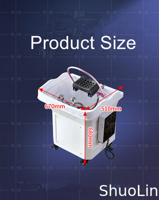 Massage Spa Shampoo Bed Water Storage Type Hair Salon Head Basin Mobile Chair With Water Circulation And Tank