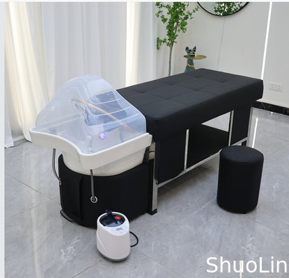 Hair Wash Station Massage Bed With Steam SPA Head Water Therapy Thai Massage Shampoo Bed for Hair Salon