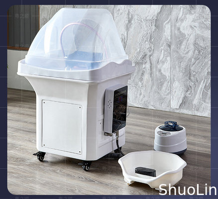 Massage Spa Shampoo Bed Water Storage Type Hair Salon Head Basin Mobile Chair With Water Circulation And Tank