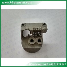 China Cummins 6C 6L diesel engine parts Fuel filter holder 4980908 fuel filter seat for Dongfeng truck supplier