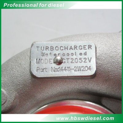 GT2052V Water cooled  turbocharger 726442-5004S 726442-0001 14411-2W204 for Nissan Terrano ZD30ETI supplier