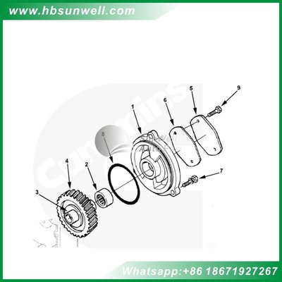 Original M11 QSM ISM Cummins Diesel engine part Hydraulic Pump Adapter 3819638 supplier