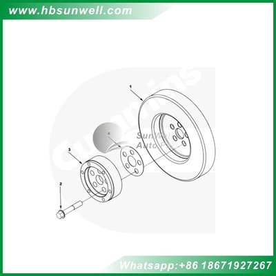 Genuine Cummins M11 ISM QSM Crankshaft Adapter 4974139 for Marine engine spare parts supplier