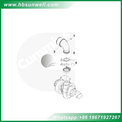 Cummins M11 QSM11 ISM11 Engine parts Turbo Air Transfer pipe 3883977 3883285 supplier