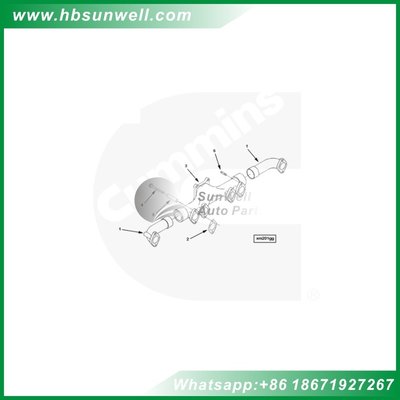 Cummins diesel engine parts ISM QSM M11 L10 exhaust manifold gasket 3328948 3102804 Gasket,exhaust manifold supplier
