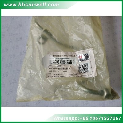 Cummins diesel engine parts ISBe ISDe QSB Fuel Supply Tube  4933417  high pressure fuel oil supply tube supplier