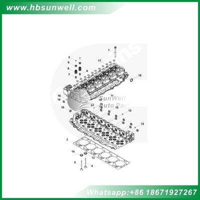 Diesel Engine Valves for cummins ISDE QSB6.7 ISF3.8  Intake valve 3940735 Exhaust Valve 3940734 supplier