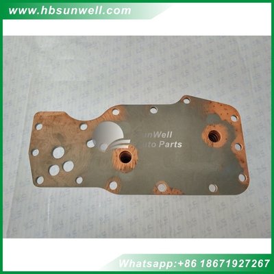 Oil cooler 3959031 4896407 for Genuine Cummins ISDE4 diesel engine parts 7-Layers oil cooler supplier