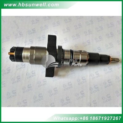 Common Rail injector 0445120212  5255184 fuel injector for Cummins ISBe ISDe engine parts of Dongfeng truck supplier