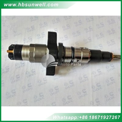 Common Rail injector 0445120212  5255184 fuel injector for Cummins ISBe ISDe engine parts of Dongfeng truck supplier