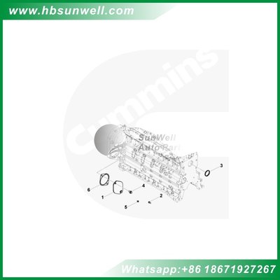Cummins diesel engine parts 6L ISL QSL8.9 hydraulic pump gasket 3940245 supplier