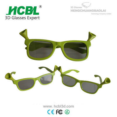 plastic frame comfortable safe realD 3d glasses cinema children 3d glasses