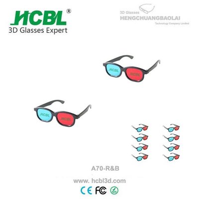 3 - D Picture / Image Book Kids 3D Glasses Safe Red And Blue 3D Glasses