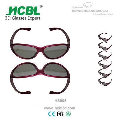 Logo 24g weight games Reald 3D Glasses PC Frame TAC 0.72 Mm Lens