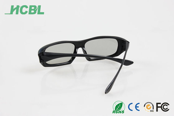 Custom Anaglyphic Polarized 3D Glasses Lightweight Less Pressure For Cinema