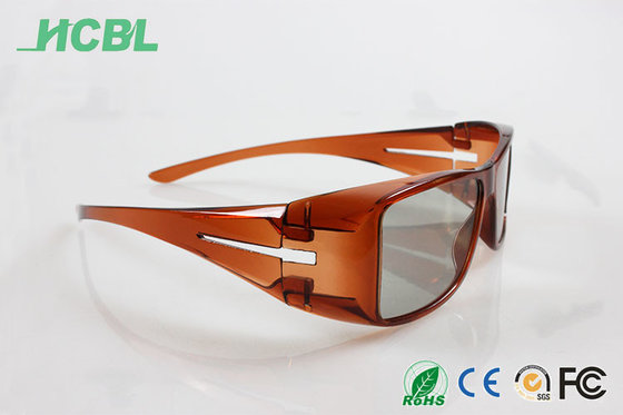 OEM / ODM Cinema 3d movie glasses , 45/135 Polarized 3D Eyewear A91