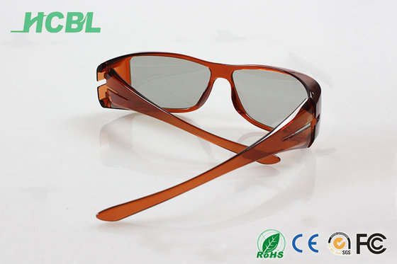 OEM / ODM Cinema 3d movie glasses , 45/135 Polarized 3D Eyewear A91