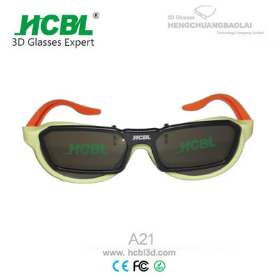 Multi Color Three Dimensional Eyewear Linear 3D Glasses For Polarization Modulator