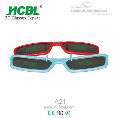 Multi Color Three Dimensional Eyewear Linear 3D Glasses For Polarization Modulator