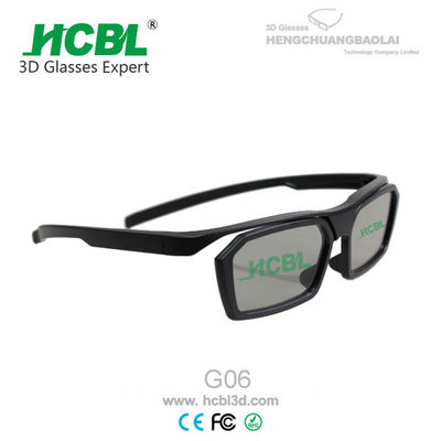 Blue ABS Frame Reald Circular Polarized 3D Glasses ISO EN71 SGS CE ROSH