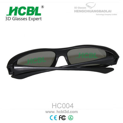 Purple Recyclable Amusement Park Glasses Circular Polarized For 3D Motion Pictures