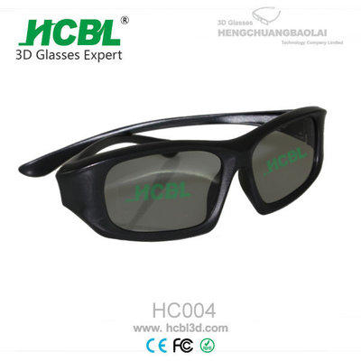 Custom Printed 3D Glasses Linear Polarized For 3D Animation Films With 0.4mm Thickness Lens