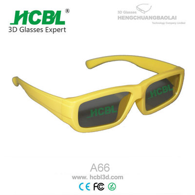 Red / Green / Purple Frame Linear Polarized 3D Flasses Reald For IMAX 3D Movies