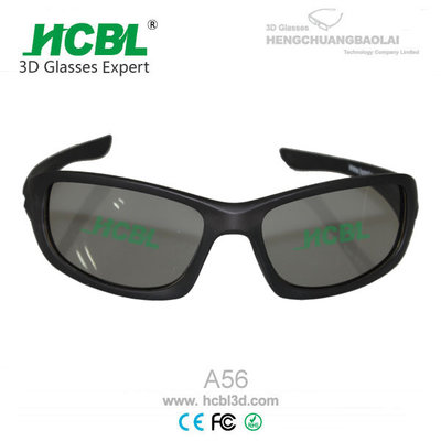 Fashion RD Folding Frame Reald 3D Movies Glasses / 3D Glasses For TV